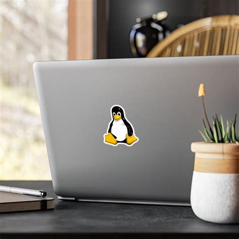 Linux Mascot Tux The Penguin Decal Etsy