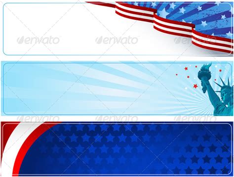 Patriotic Banners Vectors Graphicriver