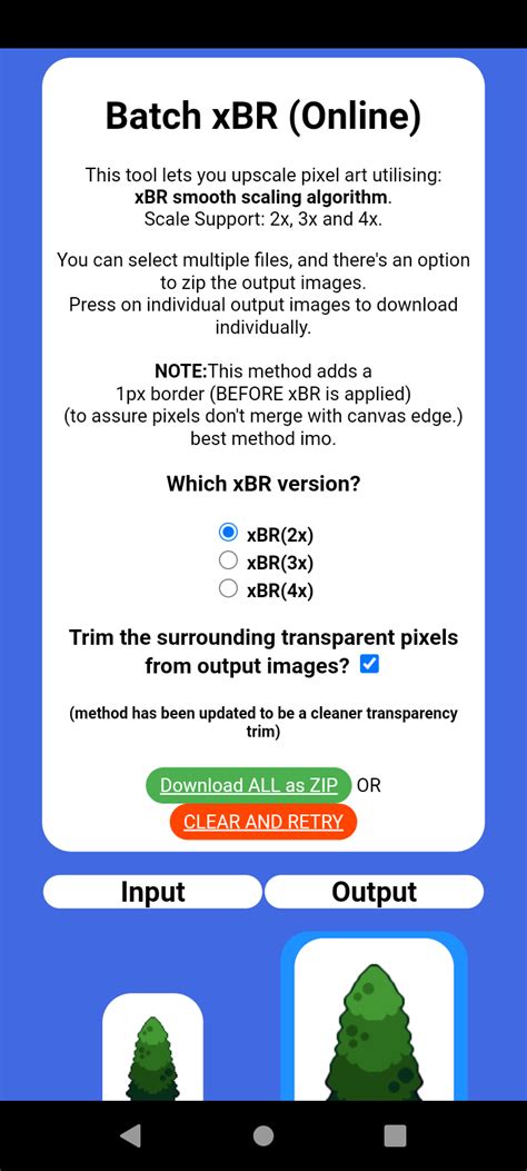 Batch Xbr Online Pixel Upscaler By Jesteroc