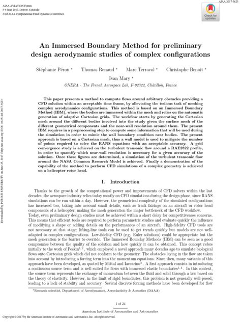 Immersedboundary2017 Pdf Computational Fluid Dynamics Fluid