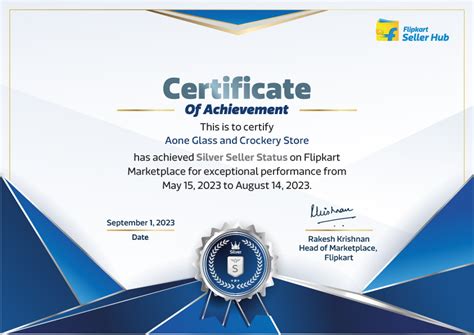 Our Trusted Certificate Aone Glass And Crockery Store