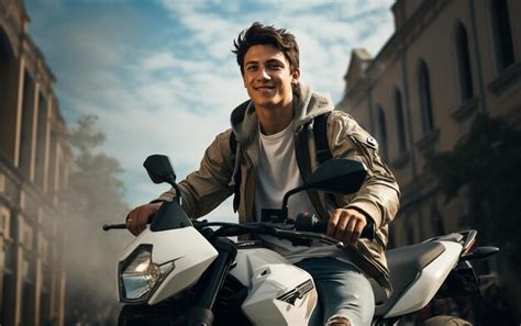 Premium Ai Image Skipping Classes Male Student On Campus