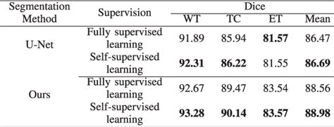 Table Iv From Self Supervised Multi Modal Hybrid Fusion Network For Brain Tumor Segmentation