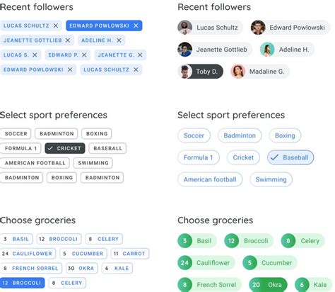 React Material UI Templates Chips Components By Roman Kamushken Prototypr Web Design