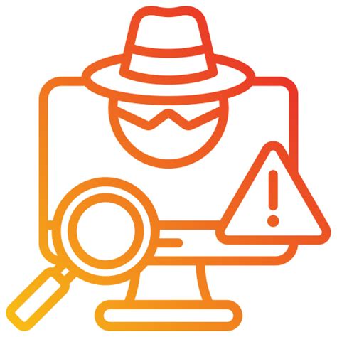 Spyware Generic Gradient Outline Icon