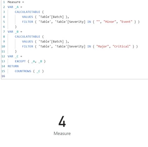 solved excluding values from distinct count based on anot