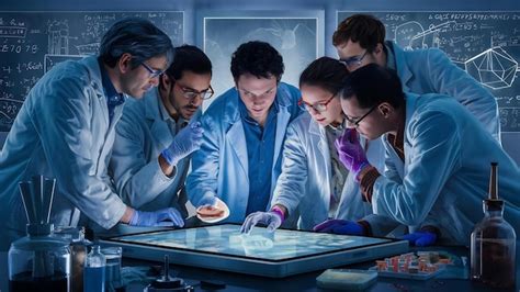 Premium Photo Research Workers