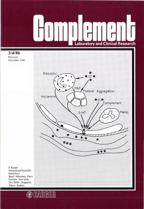 Manfred M Mayer Complement Karger Publishers