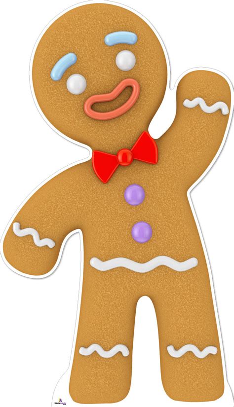 Gingerbread Man 250 Cardboard Cutout Lifesizecutouts