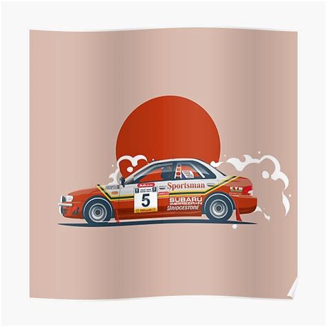 Patrick Njiru Subaru Impreza N Poster By The Marshall Redbubble