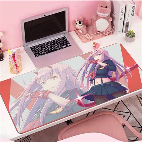 Xxl Anime Mouse Pad Zero Two Computer Gamer Game Mouse Pad Pc Large