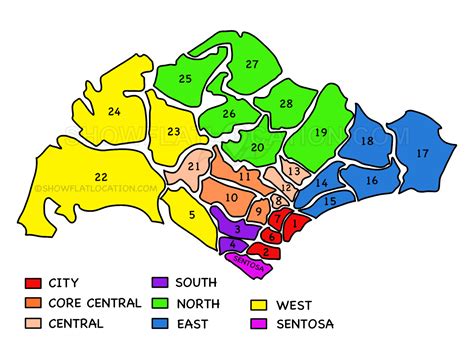 Singapore District Map A Comprehensive Guide
