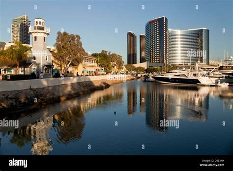 Seaport Village Marina And Marriott Marquis And Marina Hotel In San