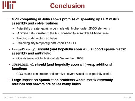 Gpu Implementations For Finite Element Methods Ppt Download