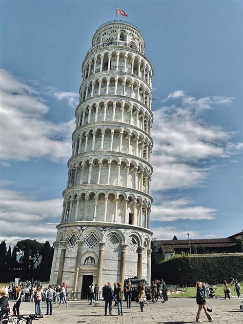 Defying Gravity—leaning Tower Of Pisa Leans Like In The Early 19th Century