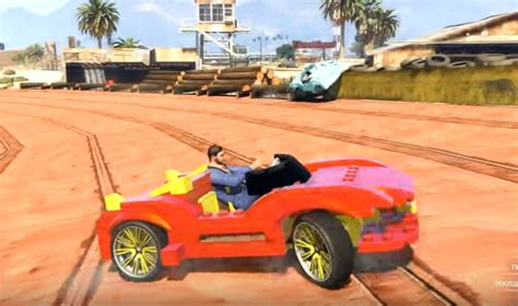 Скачать Grand Theft Auto 5 "LEGO CAR - машина из лего" - Геймплей