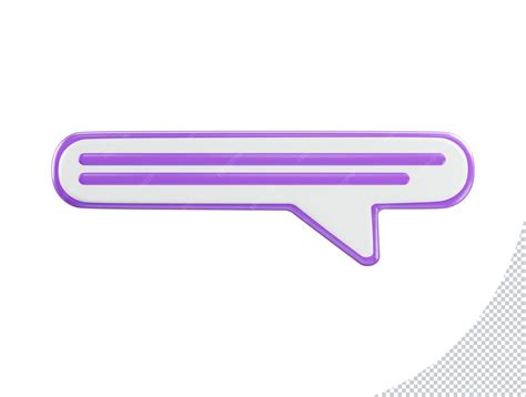 Premium Psd Chat Speech Bubble Message Icon 3d Rendering Vector Illustration