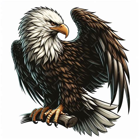 Premium Vector Cute Eagles Vector Cartoon Illustration