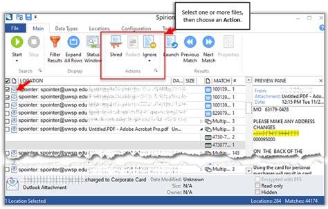Sensitive Data Scanning Information Security Uwsp