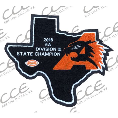 Aledo Hs 2018 State Champion Tx Patch 8 Ssr Jackets Patch Store