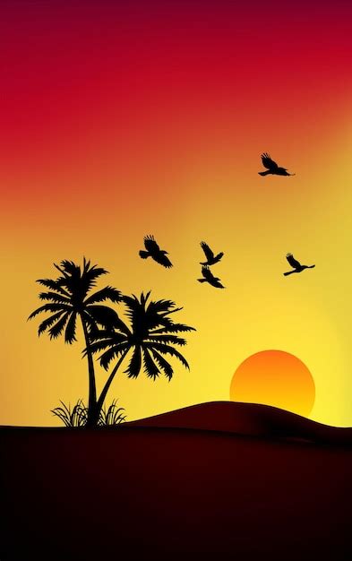 Premium Vector Night Background