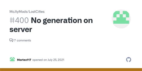 No Generation On Server Issue McJtyMods LostCities GitHub
