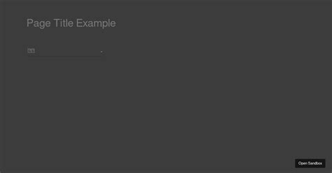 Dropdown Sass Reduce Codesandbox