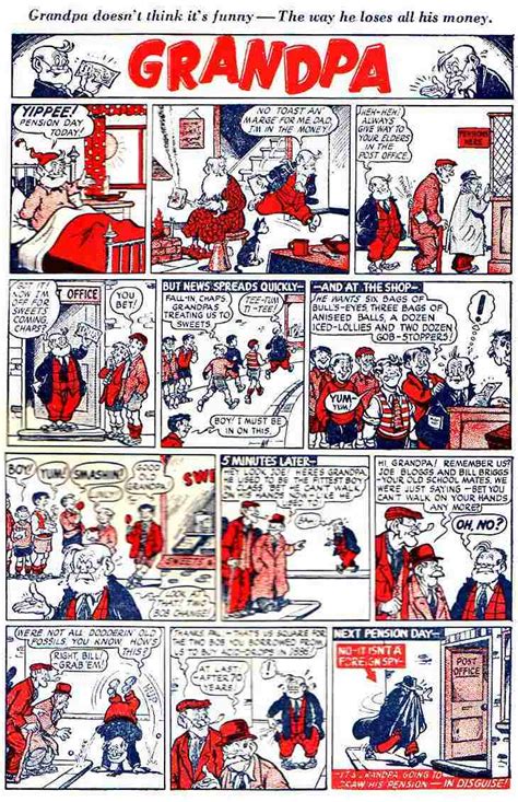 Old Fashioned Comics Grandpa Beano 1979 1987 And Various Uk Comics