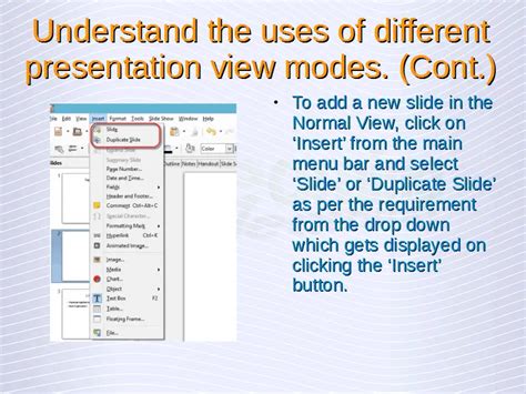 Understanding Presentations Presentation Views