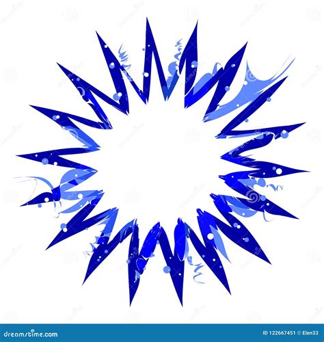 Vector Abstract Radial Burst Stock Vector Illustration Of Isolated Boom 122667451
