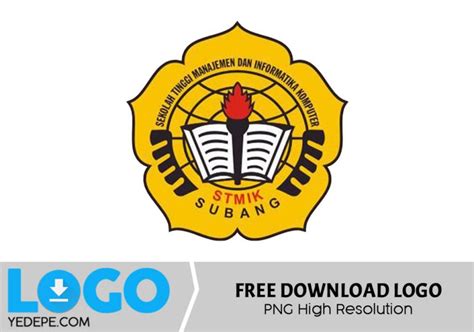 Logo Sekolah Tinggi Manajemen Informatika Dan Komputer Subang Free
