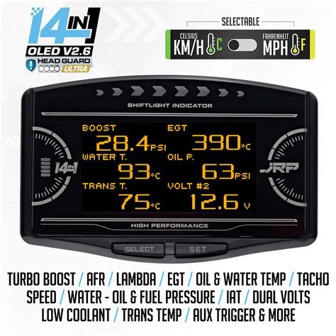 Diesel 4x4 Multi Gauge Kit Jrp 14in1 Screen Sensors