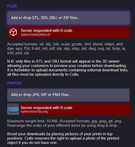 My Stl File Wont Upload How Do I Fix R Cults3d