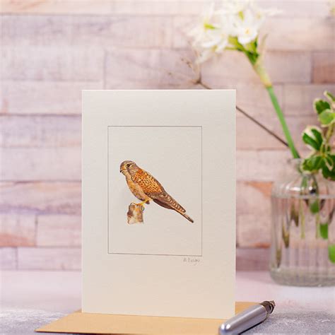 Kestrel Greetings Card Papersheep