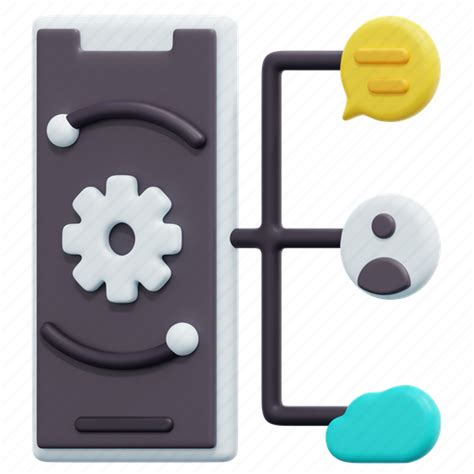 Algorithm Service Marketing Social Media Interface Application 3d Illustration Download