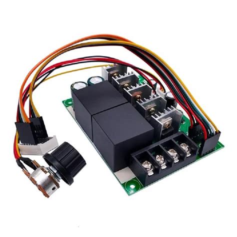V V V A PWM DC Motor Speed Controller Forward Reverse Adjustable Knob Switch Control