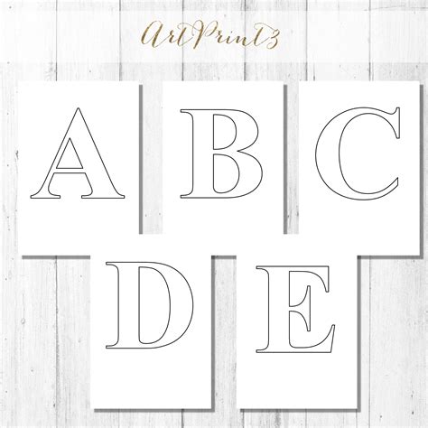 Abc Uppercase Letters Alphabet Letters For Crafts Coloring Alphabet