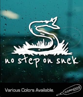 No Step On Snek Vinyl Sticker Decal 2a Freedom Dont Tread On Me Gadsden Flag Ebay