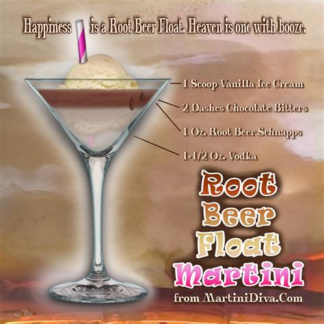 The Martini Diva Root Beer Float Cocktails