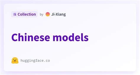Chinese Models A Ji Xiang Collection