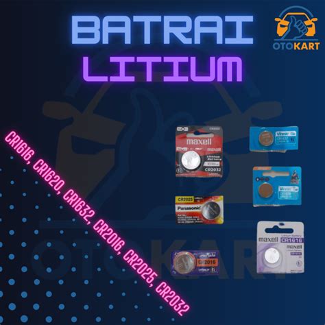 Jual BATERAI LITHIUM CR ORIGINAL V BATERAI REMOTE MOBIL KEYLESS CR ORIGINAL BATERAI KOIN