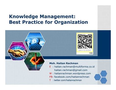 Knowledge Management Models Ppt