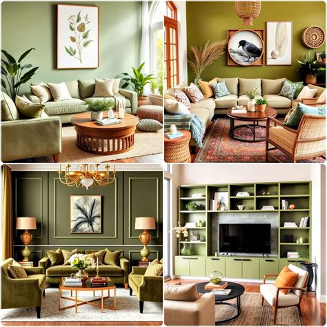 Olive Green And Gold Living Room Ideas Elegant Home Styling Guide