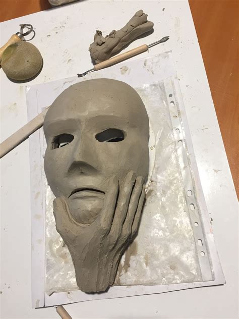 Clay Mask Art Masks Art Clay Art Projects Ceramics Projects Pottery
