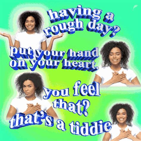 Having A Rough Day Put Your Hand On Your Heart  Having A Rough Day