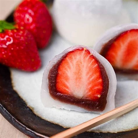Easy Strawberry Mochi Ichigo Daifuku Recipe Samsung Food App