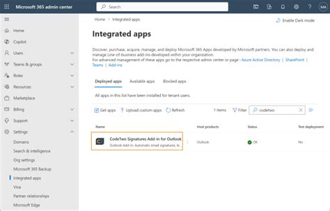 Get Started Deploy Outlook Add In Modern Web Add In Codetwo Email