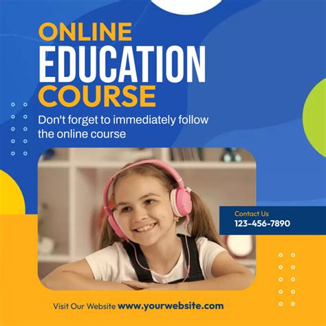Online Classes Ad Template Postermywall