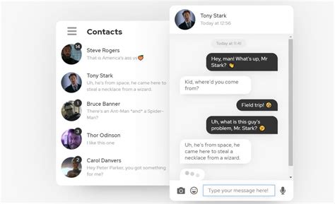 Chat Box CSS Examples With Source Code OnAirCode