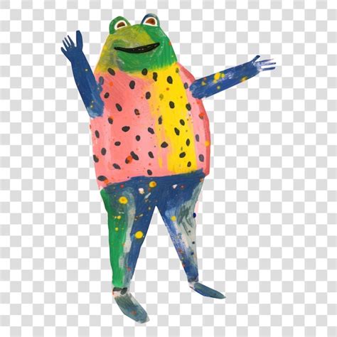 Frog Character Art Psd High Quality Free Psd Templates For Download